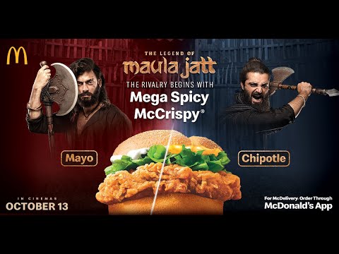 The Rivalry Begins | Mega Spicy McCrispy | The Legend of Maula Jatt ...