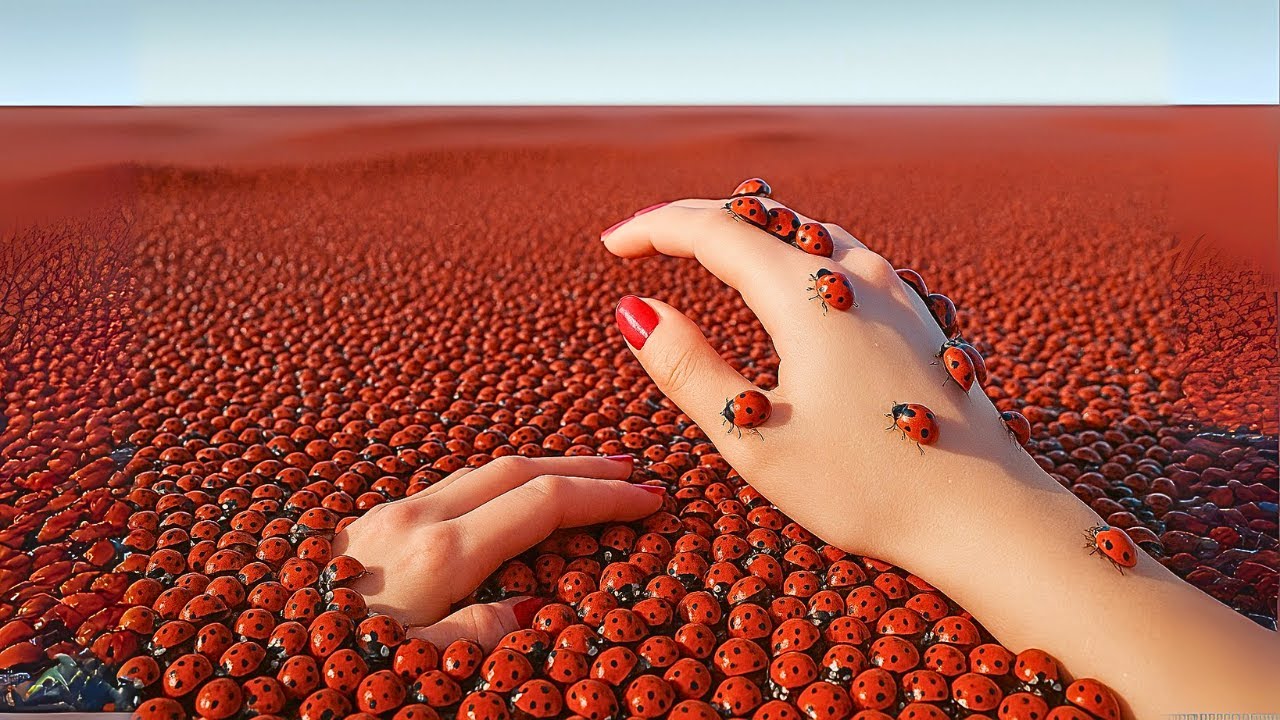 You’ll Freak Out When You See This! 😱 Woman Swims in BILLIONS of ...