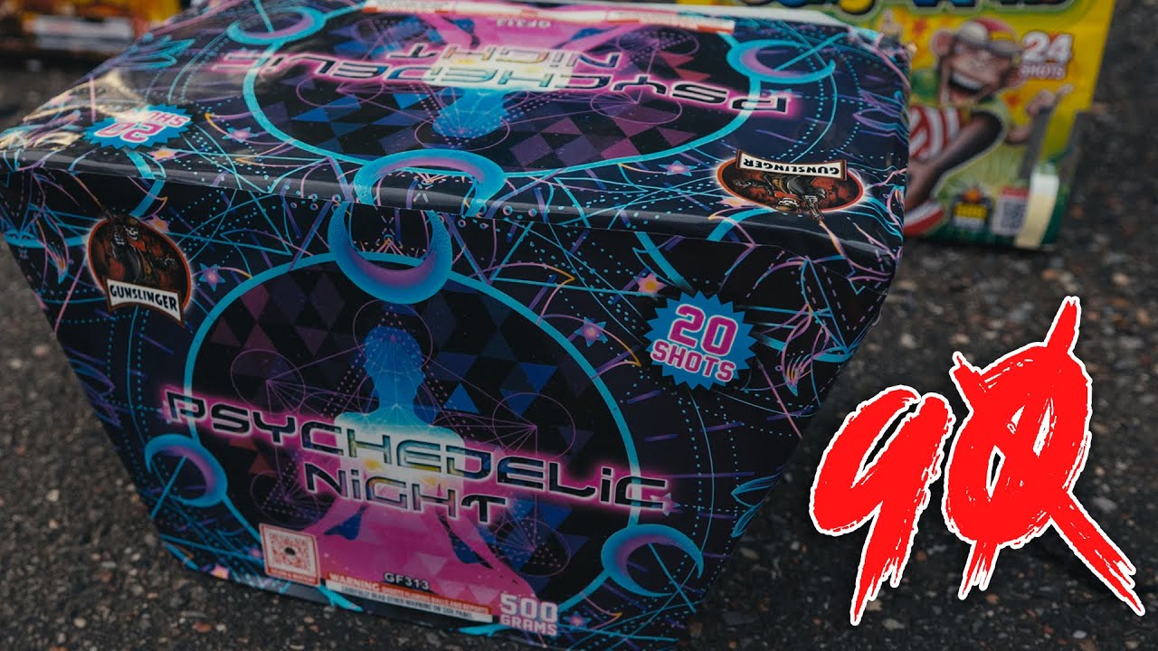 Psychedelic Night - Gunslinger Fireworks - 20S 500G - YouTube