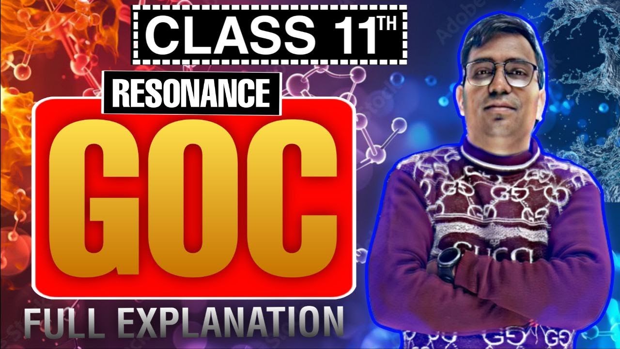 GOC class 11th Ful,l Explanation || Ashok Bhiaya || #chemistry #class11 ...