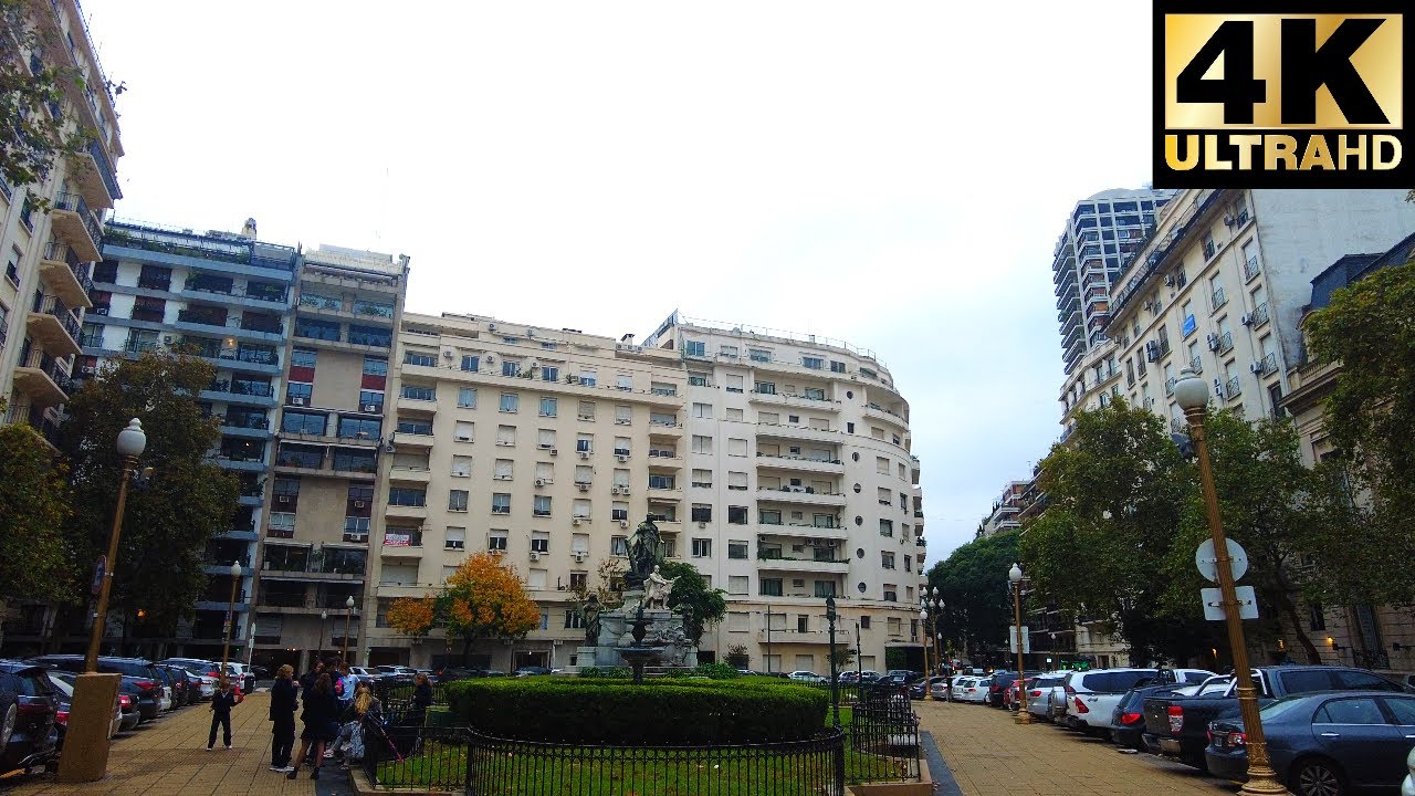 Av Alvear en Buenos Aires, Argentina Virtual Walking Tour 2024 [4K ...