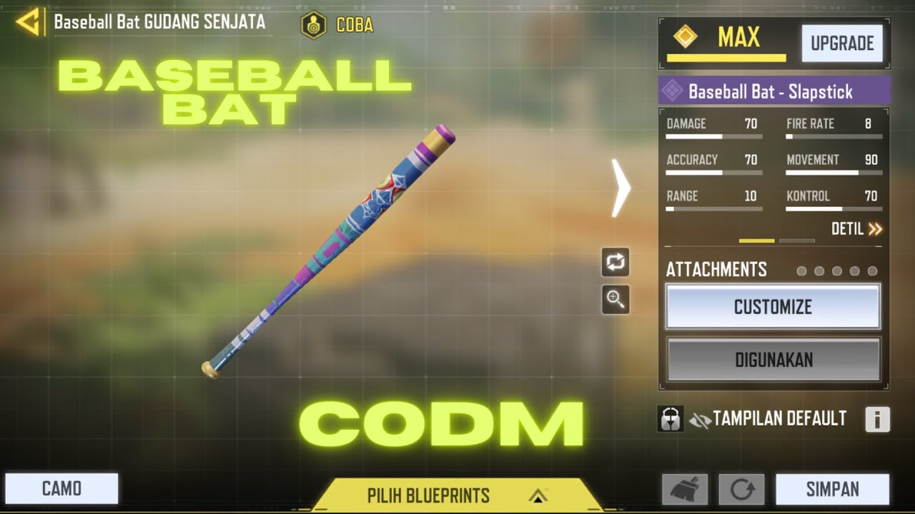 CODM.BASEBALL BAT - YouTube
