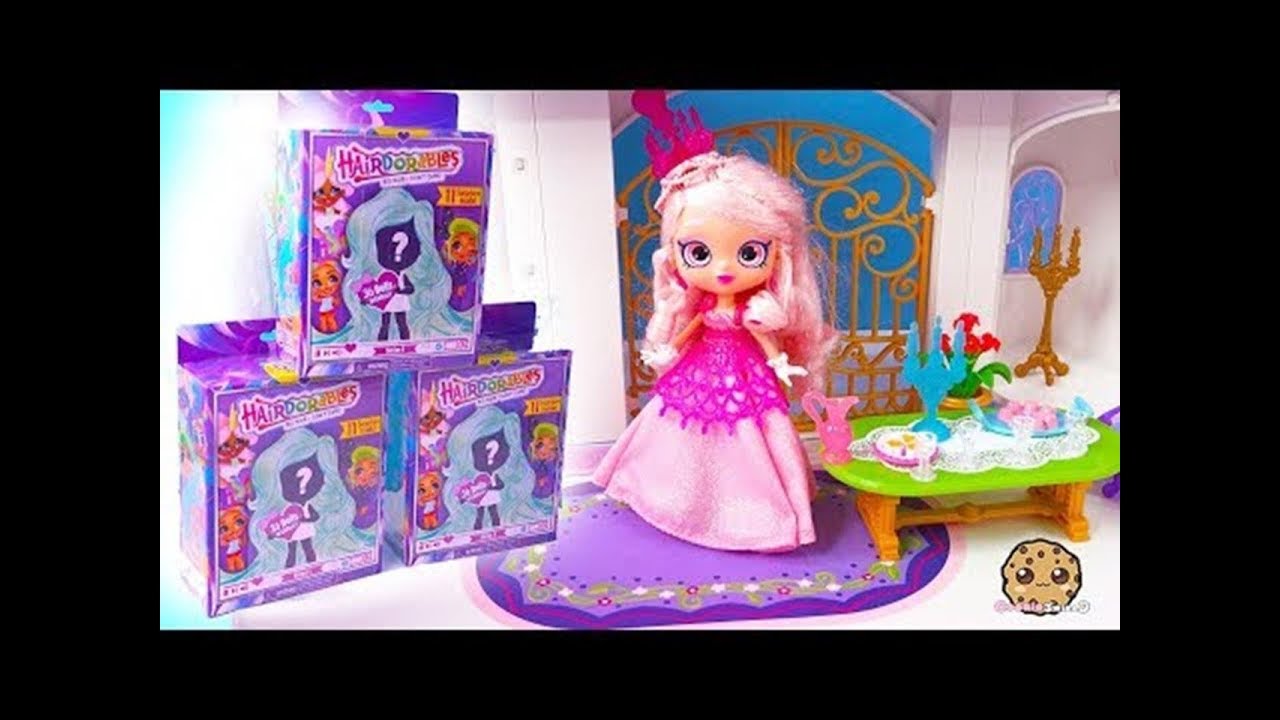 Princess Shoppies Tea Party with Hairdorables Surprise Blind Bag Dolls ...