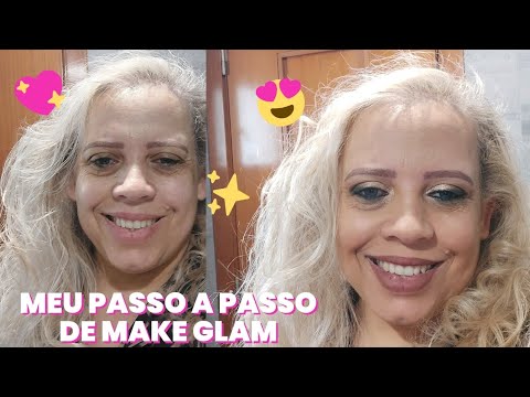 Maquilhagem glam 5 minutos dia e noite . - YouTube