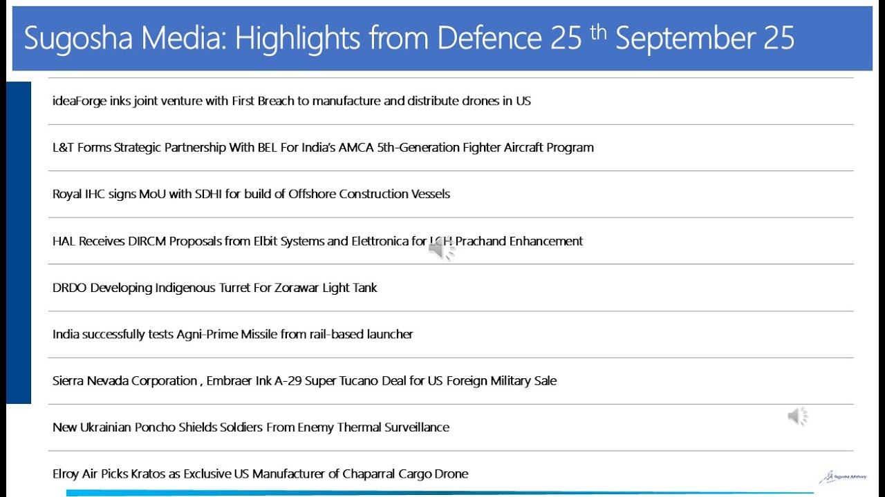 Sugosha Defence News:L&T Forms Strategic Partnership With BEL For AMCA 5th-Gen Fighter Aircraft ...