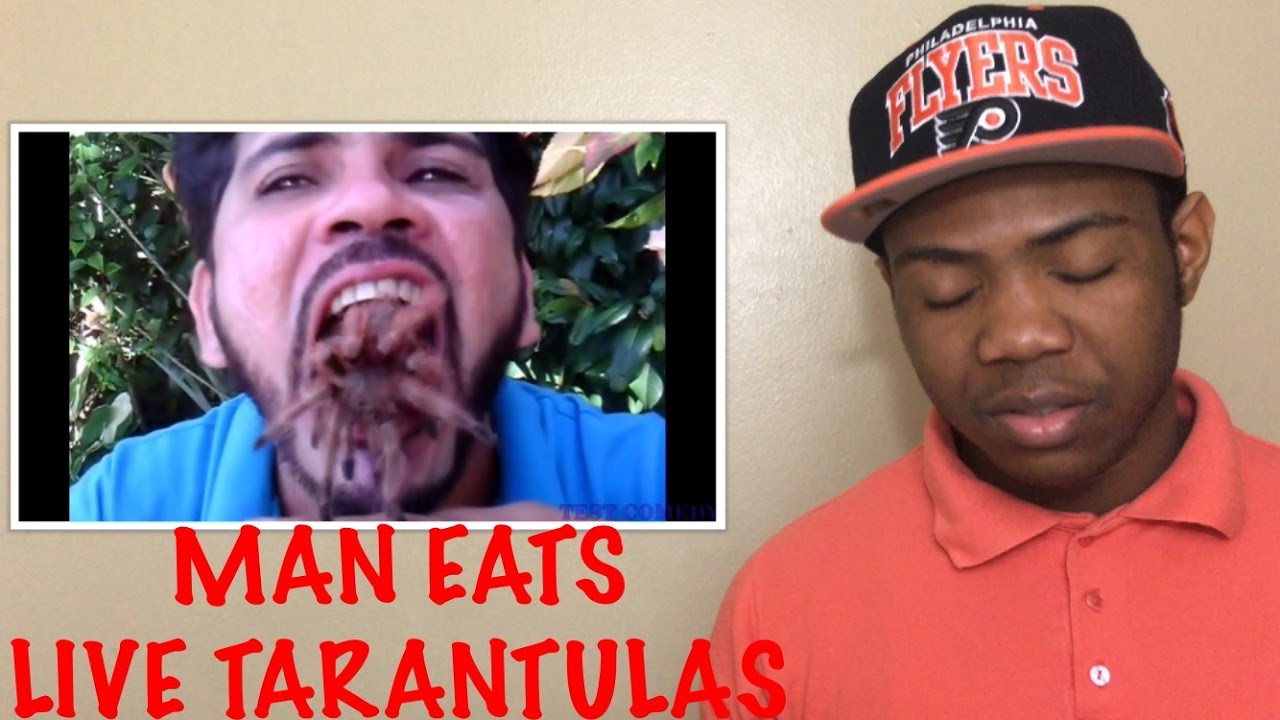 MAN EATS LIVE TARANTULA - YouTube