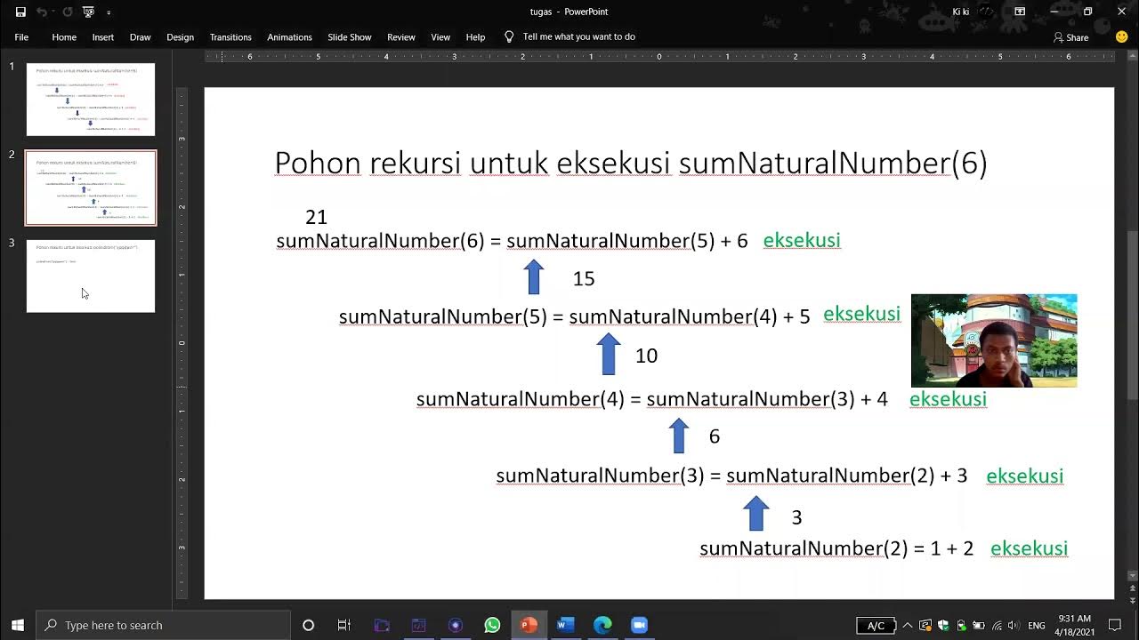 Desain dan Analisa Algoritma | Rekursif dan Recurrence Relation - YouTube