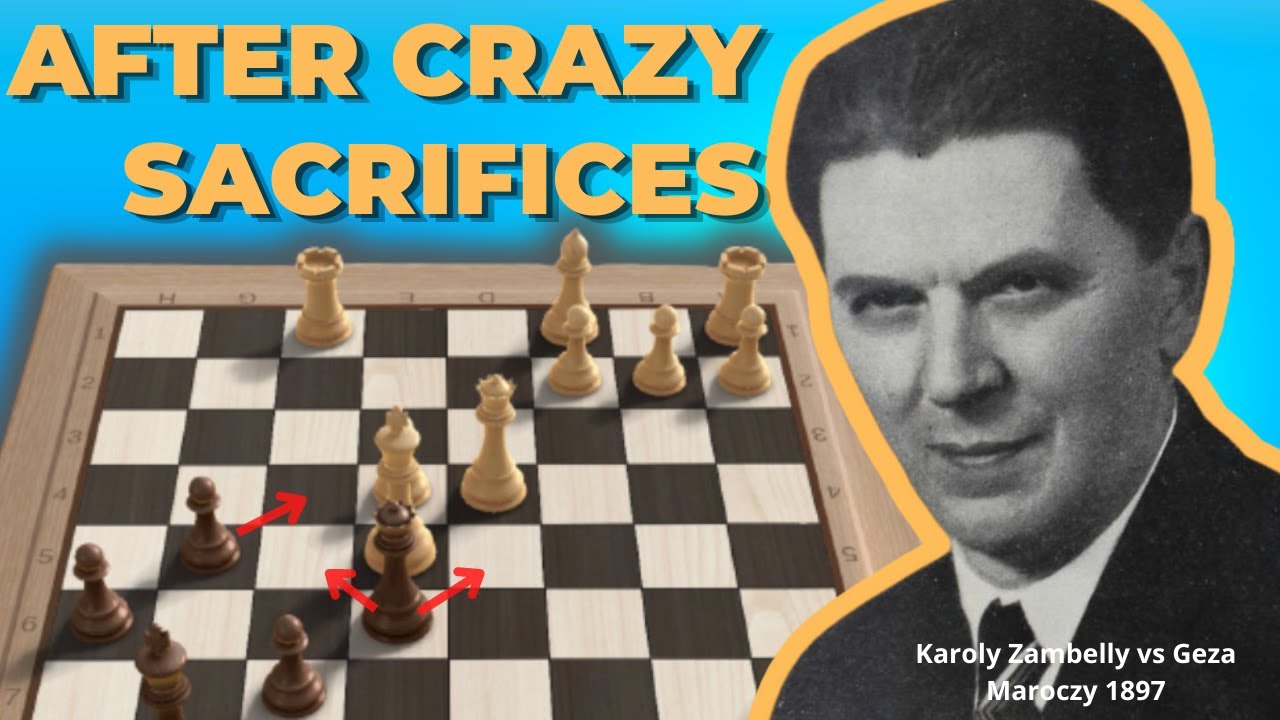 Karoly Zambelly vs Geza Maroczy 1897 - YouTube