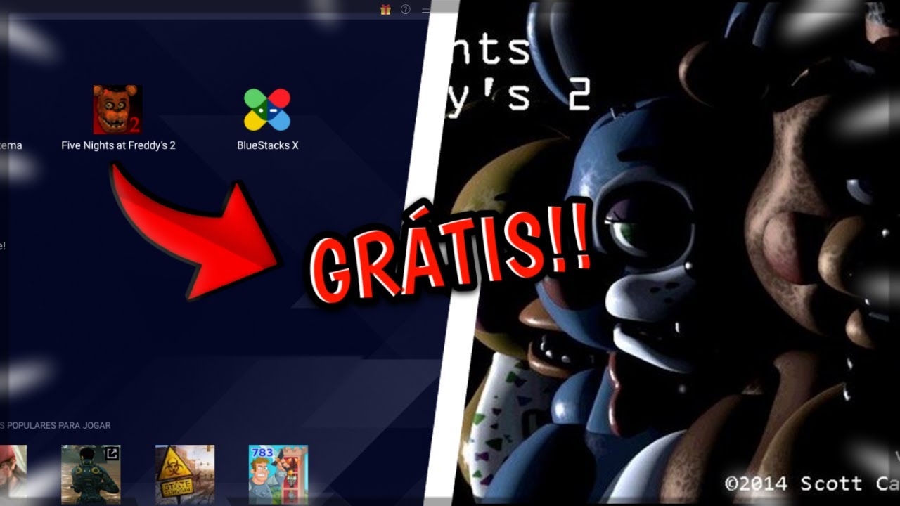 SAIU!!!COMO INSTALAR QUALQUER FNAF DE GRAÇA PRA PC!!!! - YouTube