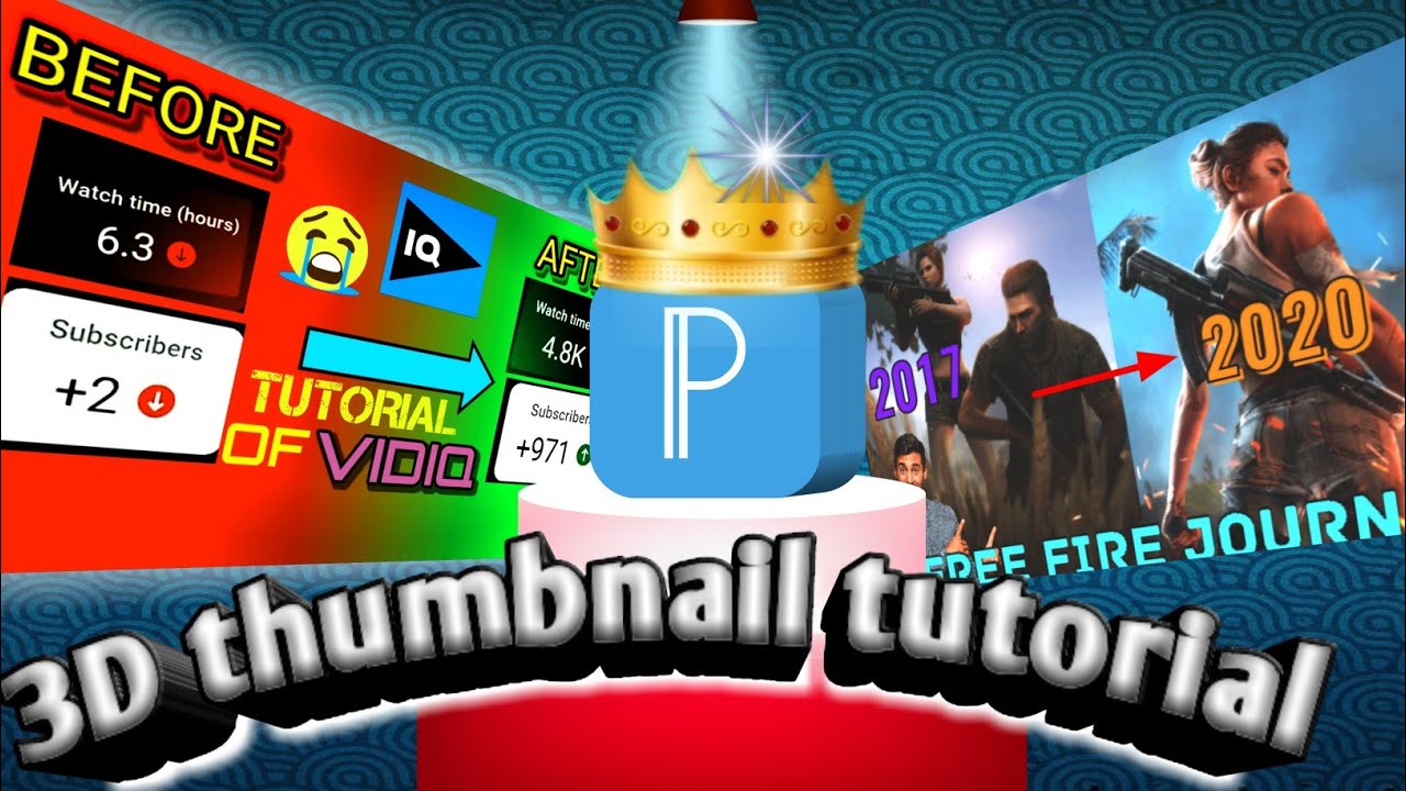 The Ultimate Guide to Creating Professional📈 Thumbnails📉 in PixelLab ...