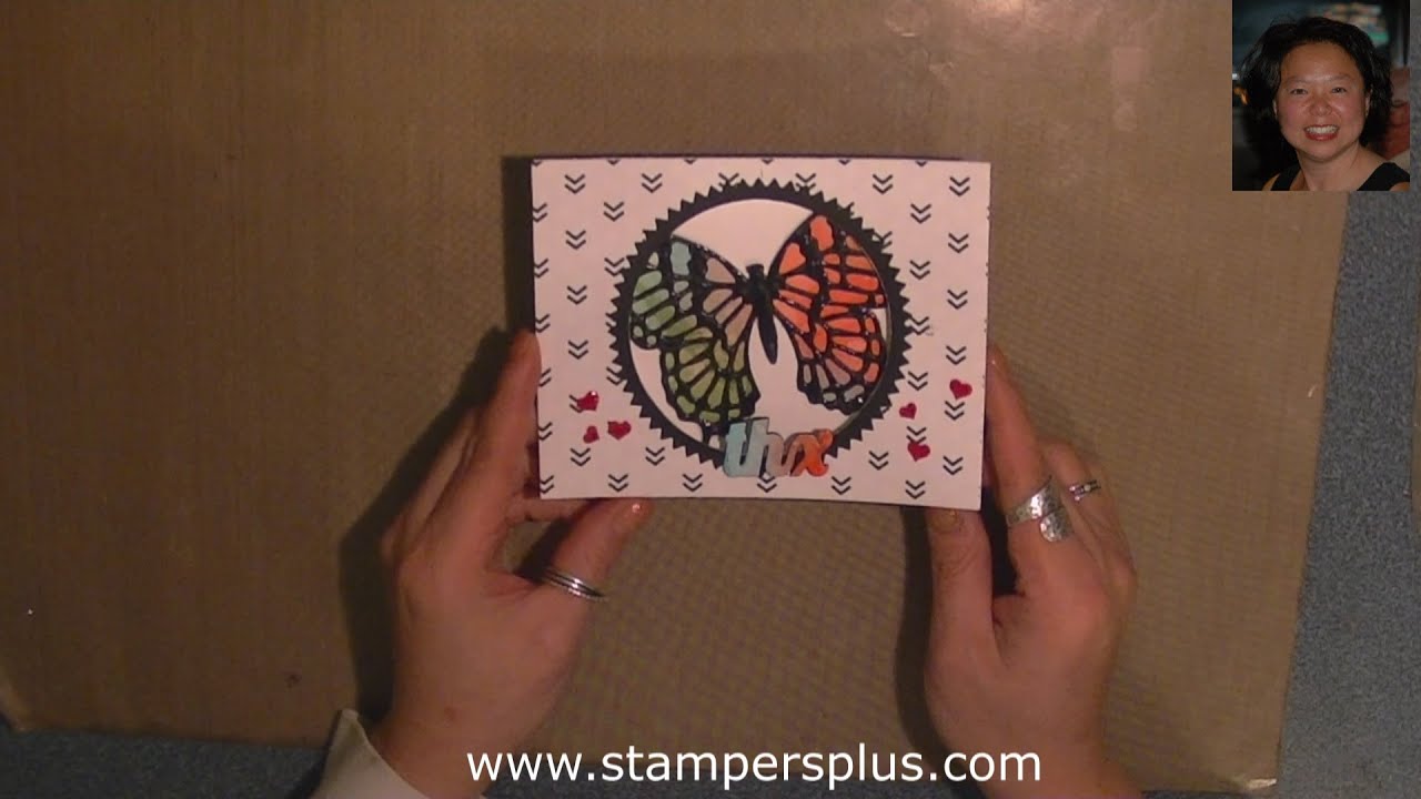 Butterfly Thinlits Die - Watercolor Stained Glass THX - YouTube