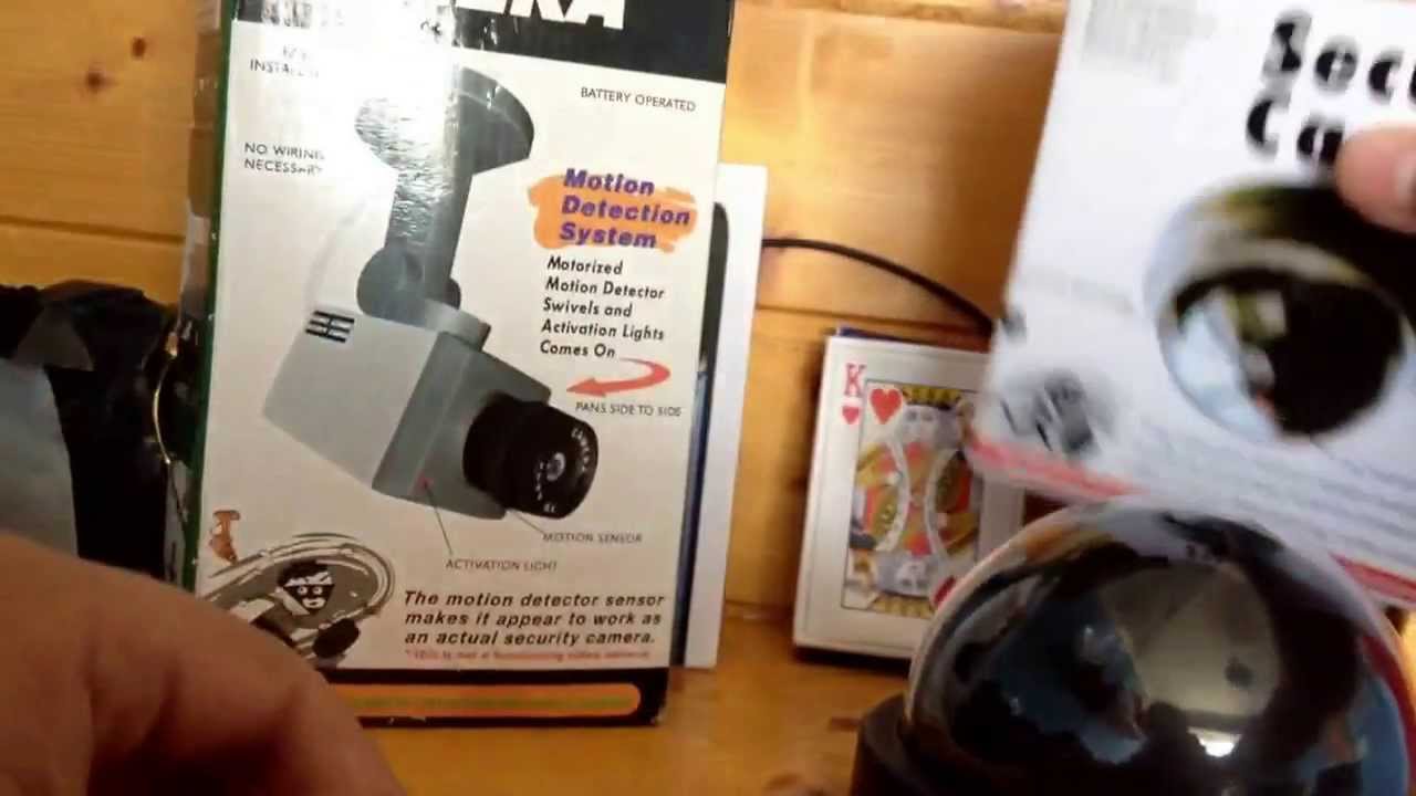 Unboxing dummy CCTV camera - YouTube