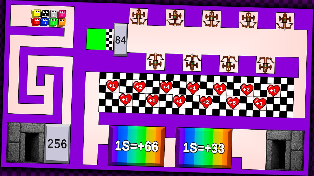 Square League - Dangerous Path To The Finish Line - YouTube