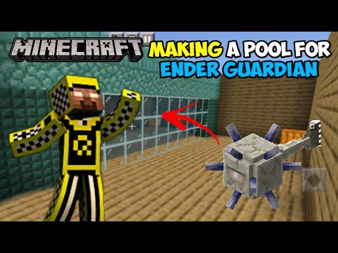 *Making a Pool for ender guardian in Minecraft* | MUST WATCH - YouTube