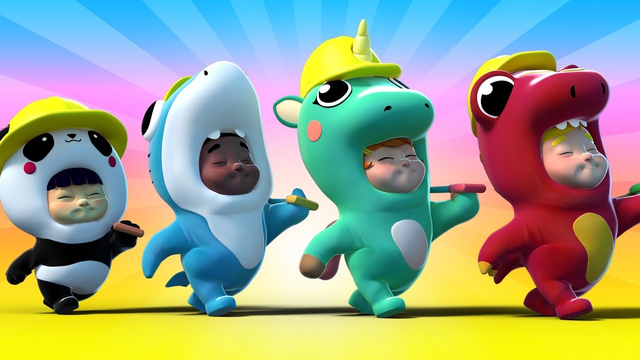 Construction Song | Dig Dig Dig | One Zeez 🎤 Kids songs and dance for ...