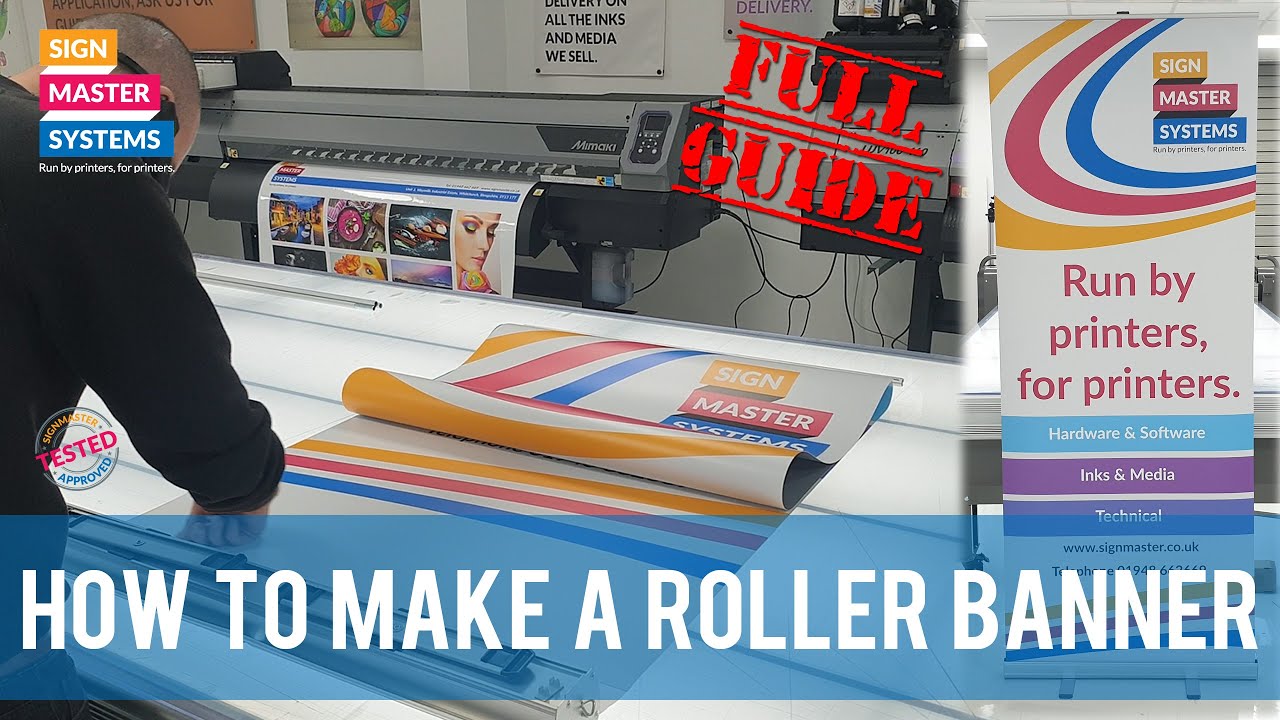How to make a Roller Banner - YouTube
