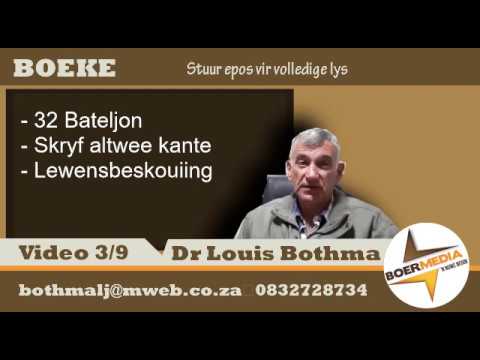 Video 3/9 - Onderhoud met Dr Louis Bothma - YouTube
