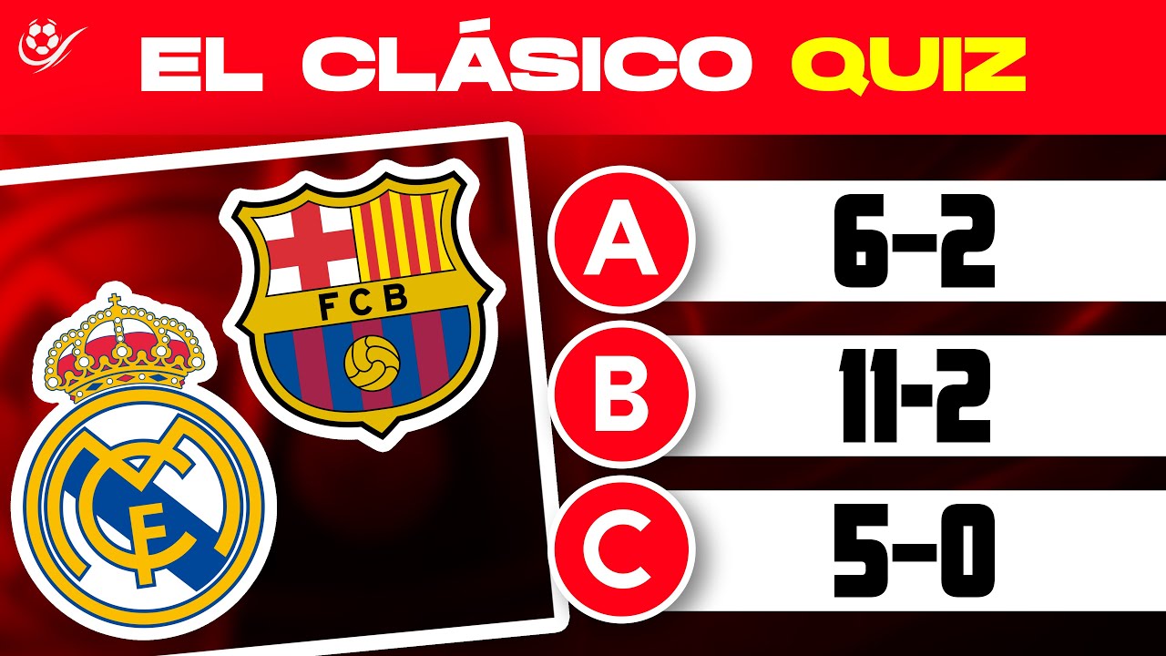 How Much Do You Know About El Clásico | Football Quiz - YouTube