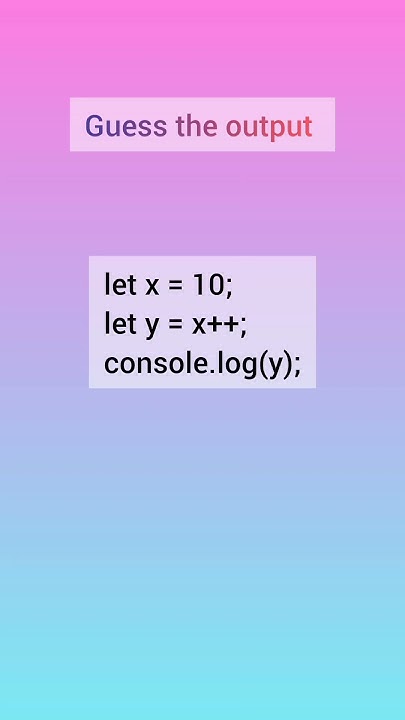 Java Script Post Increment Example Javascript Javascripttutorial Coding Shorts Codinglife 8484
