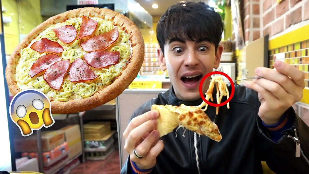 Provo la NUOVA PIZZA COREANA con la CARBONARA SOPRA! - YouTube