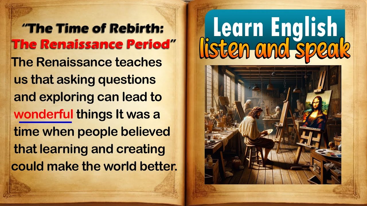 The Renaissance learn englishThrough Story | shadowing English Speaking ...