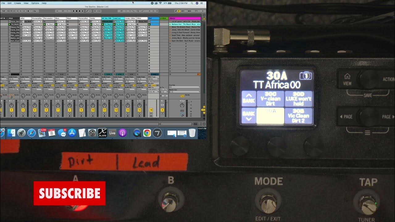Send CC Program changes from Ableton Live to Automate External MIDI Device in Section View - YouTube