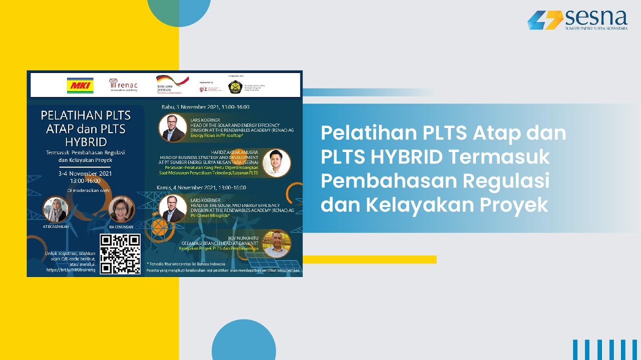 Regulasi PLTS Atap (Webinar SESNA - Solar Warrior Indonesia) - YouTube