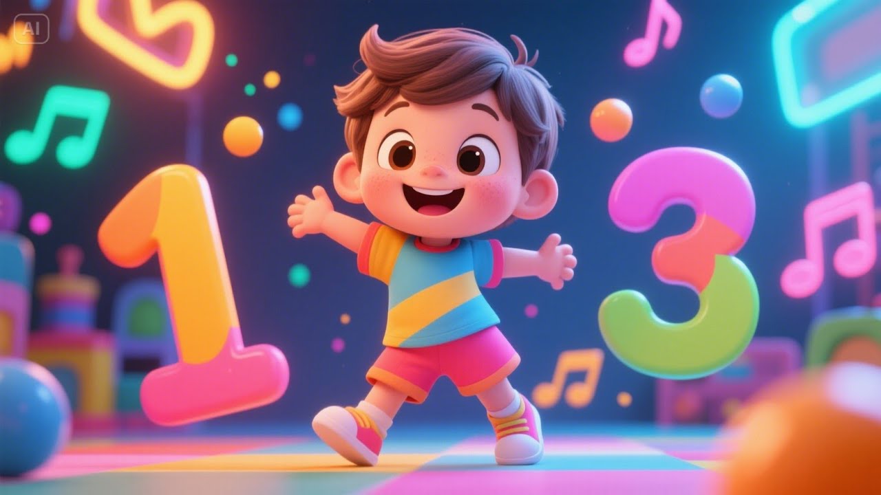 One, Two, Three, Let’s Count with Me! | Fun Counting Song Kids | Learn ...