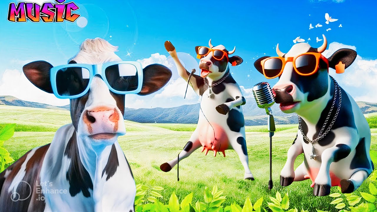 FUNNY COW DANCE - 45| COW DANCE & COW VIDEO| DANCING COW - YouTube