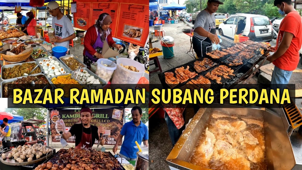 JALAN CARI MAKAN DI BAZAR RAMADAN SUBANG PERDANA - YouTube