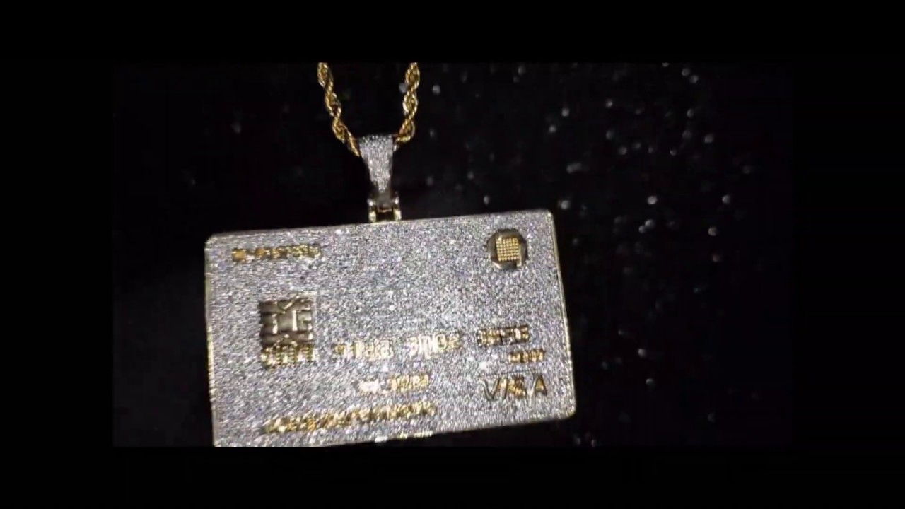 Hip Hop Jewelry | Custom Credit Card Pendant | Bling Jewelz Jewelry ...