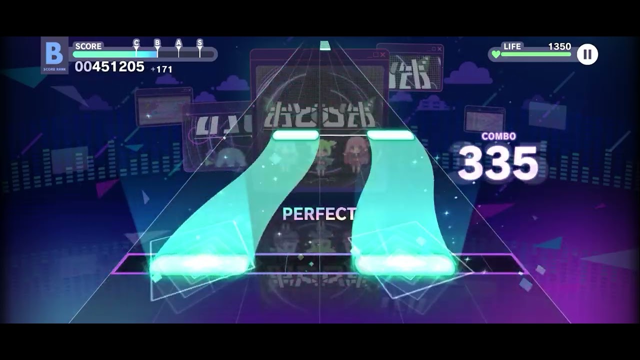 Hatsune miku colorful stage: odorobo (hard) full combo - YouTube