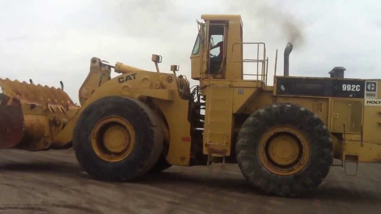 Caterpillar 992C Wheel Loader - YouTube