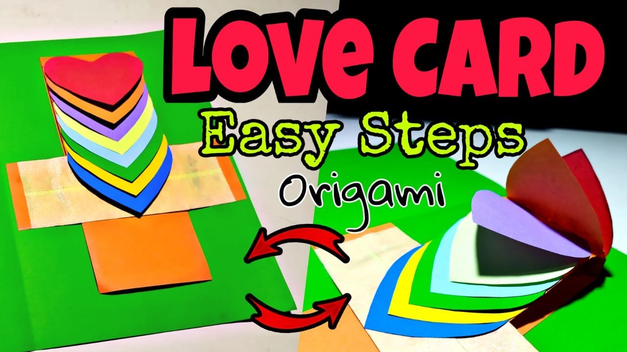 #Origami Love Card / Easy Steps - YouTube