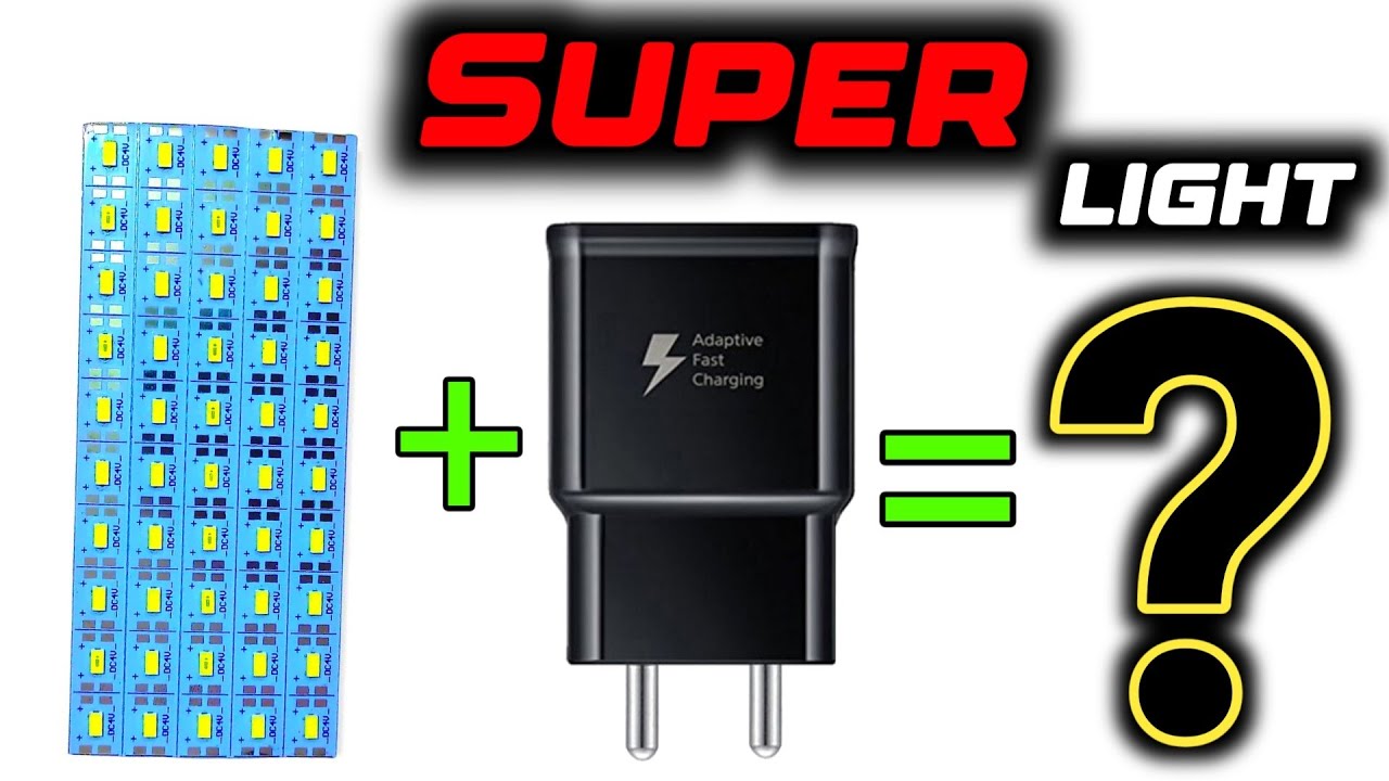 DIY SUPER LIGHT || How to make super light from old charger || # ...
