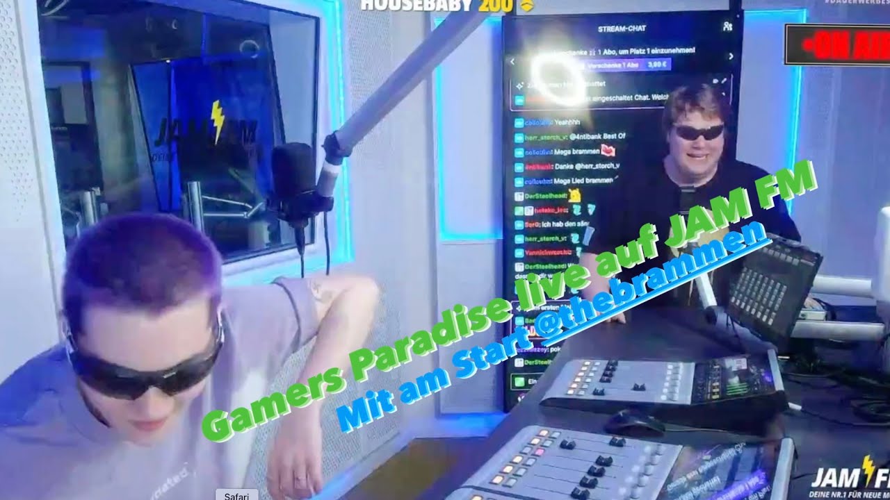 Gaming Show live im Radio?!?! Brammen am start bei der Gamers Paradise ...