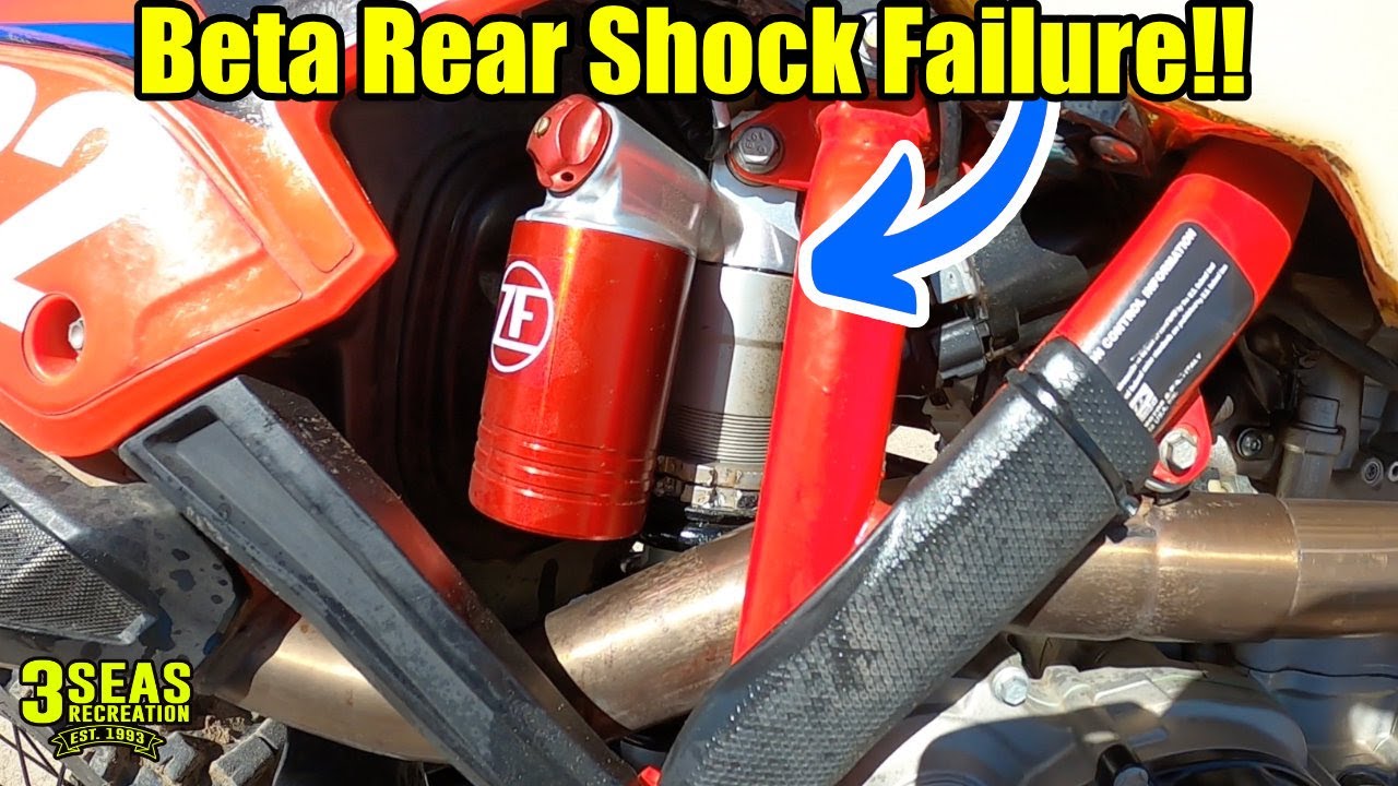 2024 Beta Motorcycle ZF Rear Shock FAILURE! You can prevent this on ...