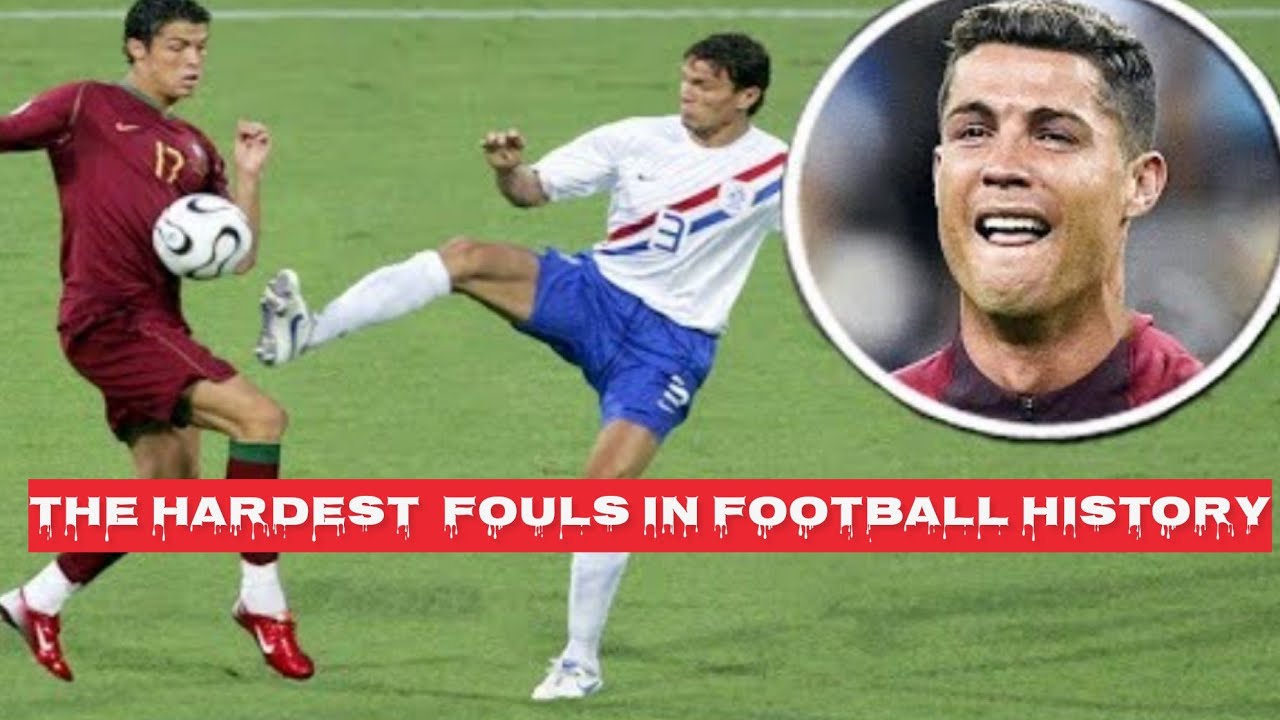 The hardest fouls in football history - YouTube