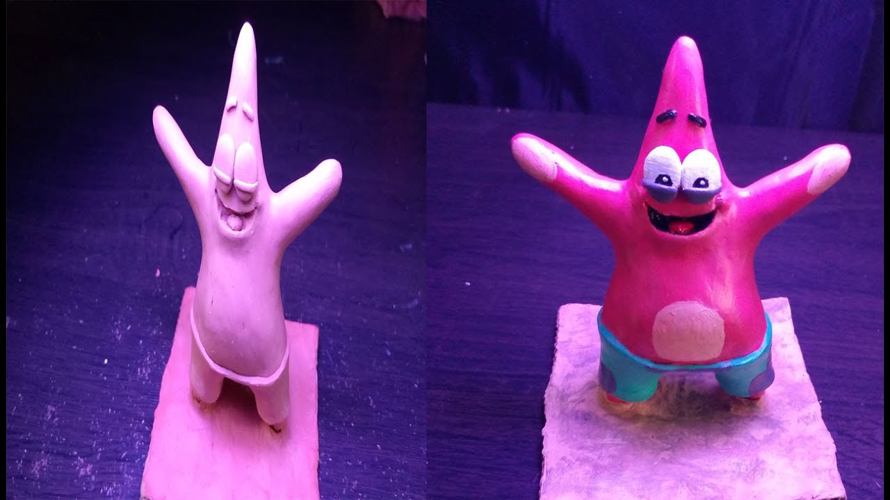 sculpting patrick star funny moments - PATRICK STAR sculpture - YouTube
