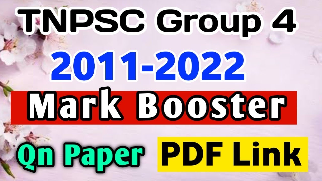 Group 4 2011-2022 General Studies All Qn Paper PDF📚 - YouTube