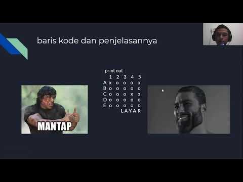 Studi Kasus Array multidimensi membuat program Bioskop - YouTube