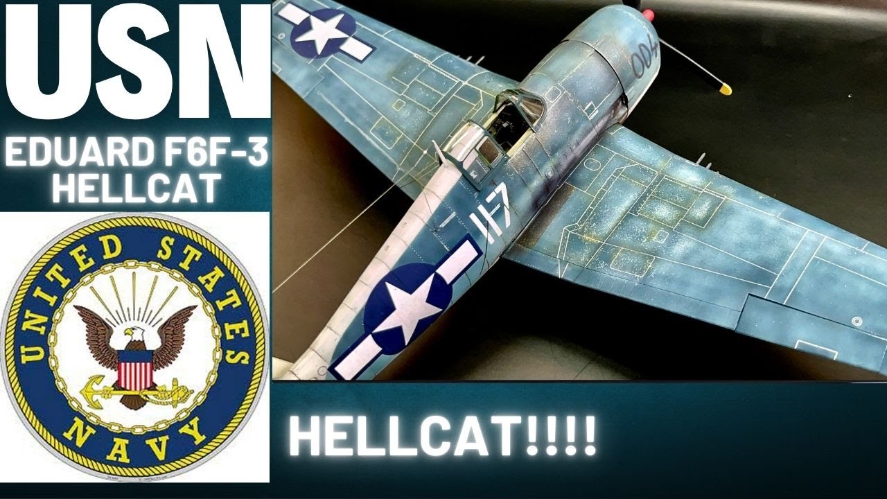 Eduard 1/48 F6F-3 Hellcat. Part Two. Main Build - YouTube