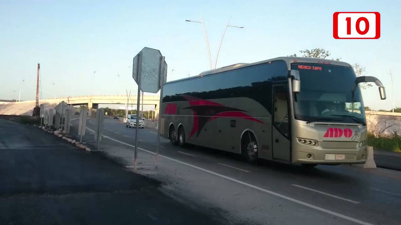 49357 CONCLUYEN ENTRONQUE CARRETERO A DZITBACHÉ - YouTube