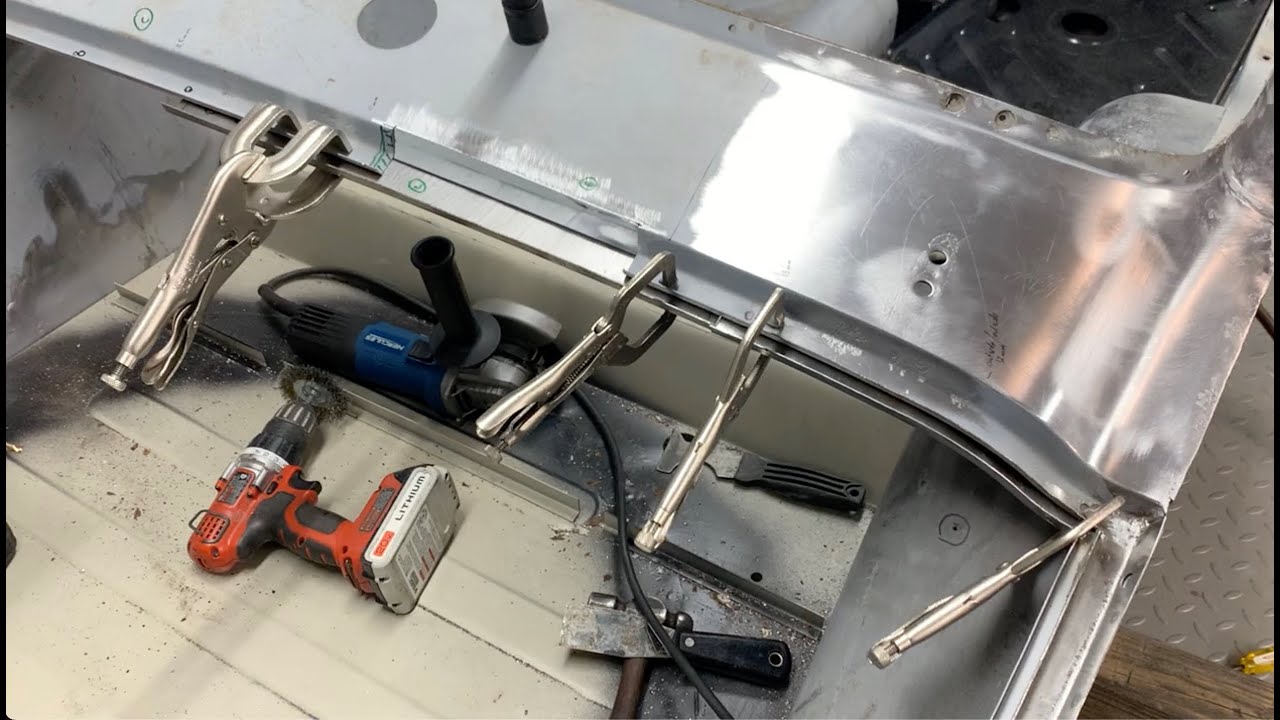 77-1959 TR3A - Fabricating New Boot Drip Rails and PS door fitment ...