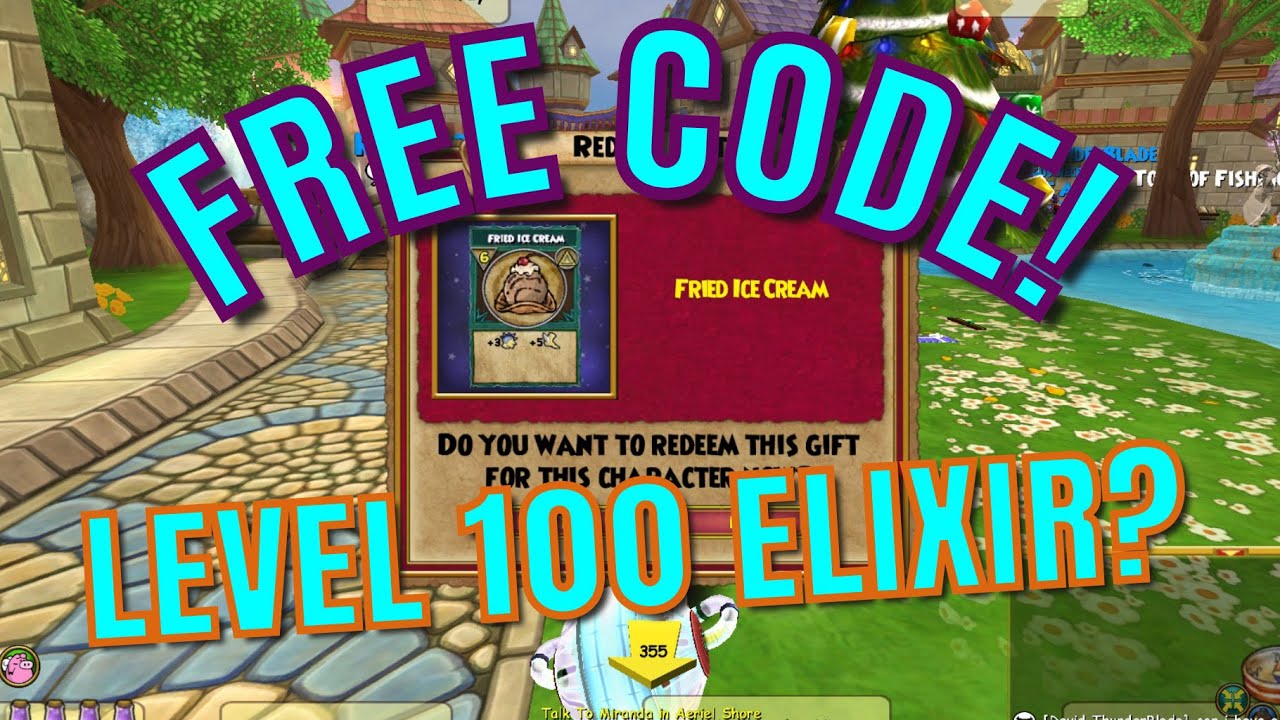 FREE CODE! Level 100 Elixir? Wizard101 Discussion! - YouTube