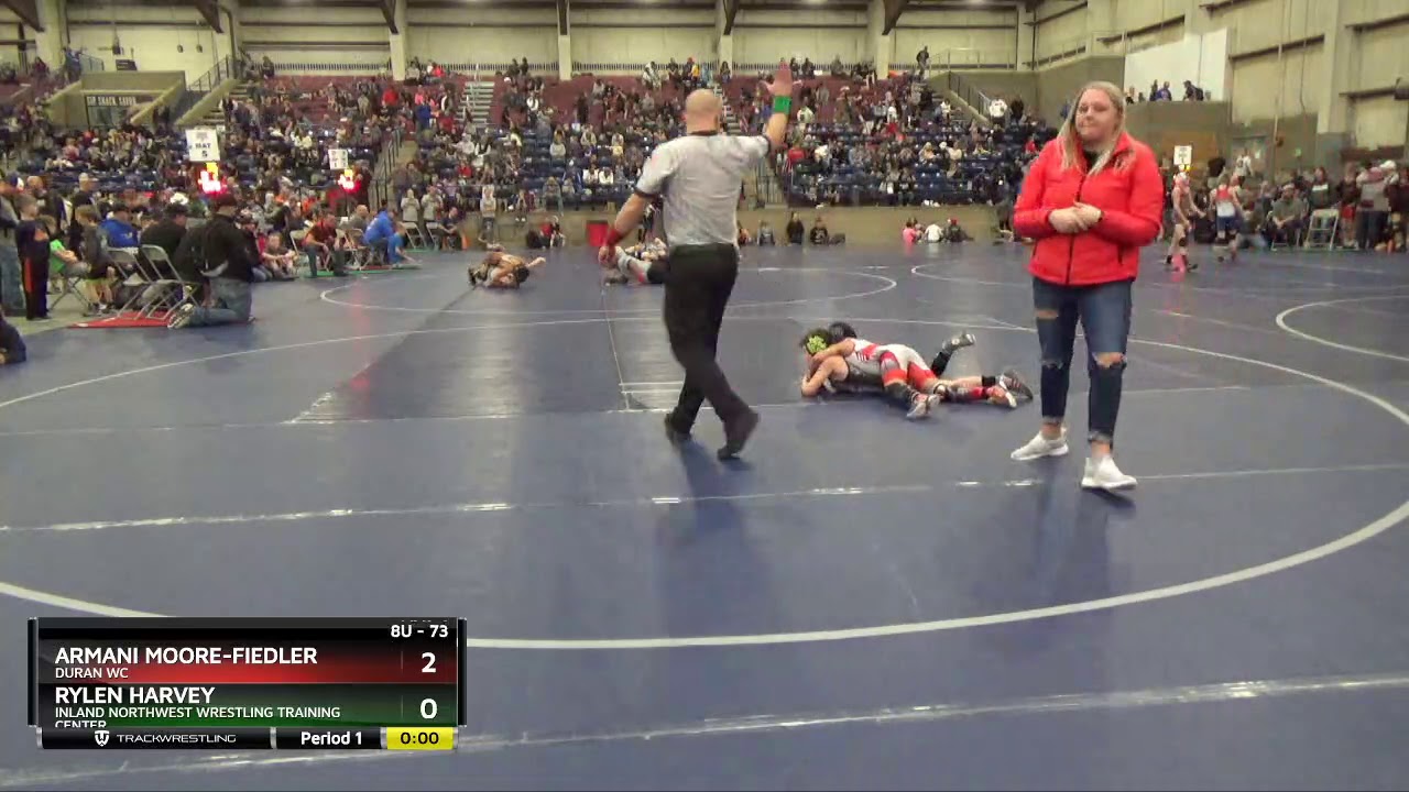 8U 73 Rylen Harvey Inland Northwest Wrestling Training Center Vs Armani ...