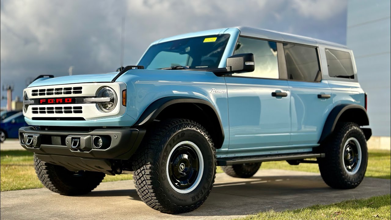 2023 Heritage Bronco — Robins Egg Blue! - YouTube