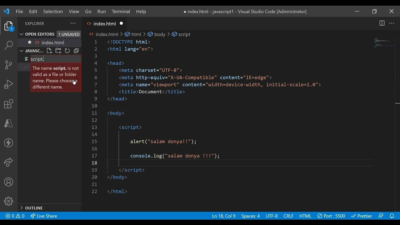 JS External File - YouTube