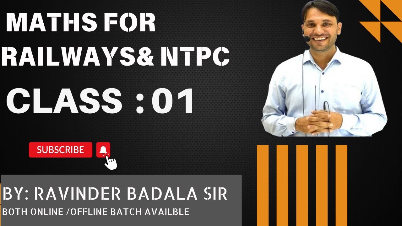 MATHS CLASS -01 - YouTube