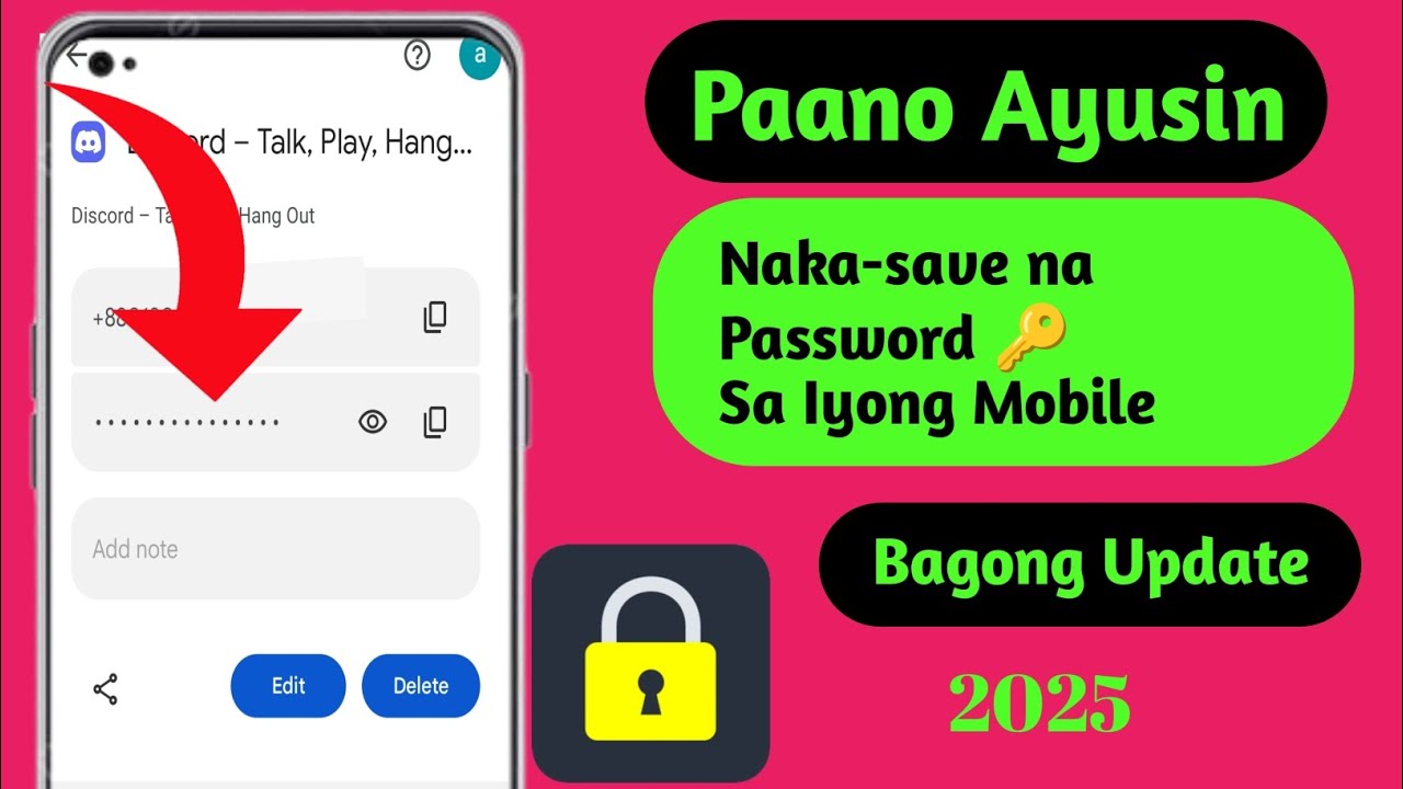 Paano Ayusin ang Tingnan ang Mga Naka-save na Password Sa Mobile ...